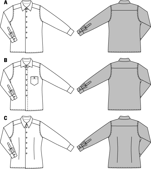 Burda Schnittmuster 7045 Hemd | Schöner Leben